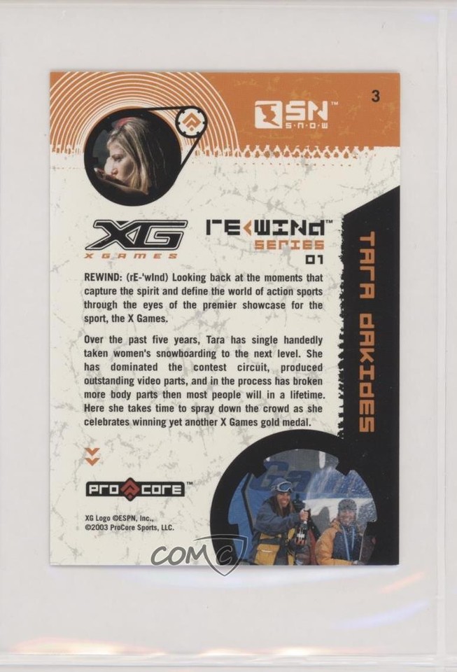 2004 ProCore X Games Rewind Tara Dakides #3 | eBay
