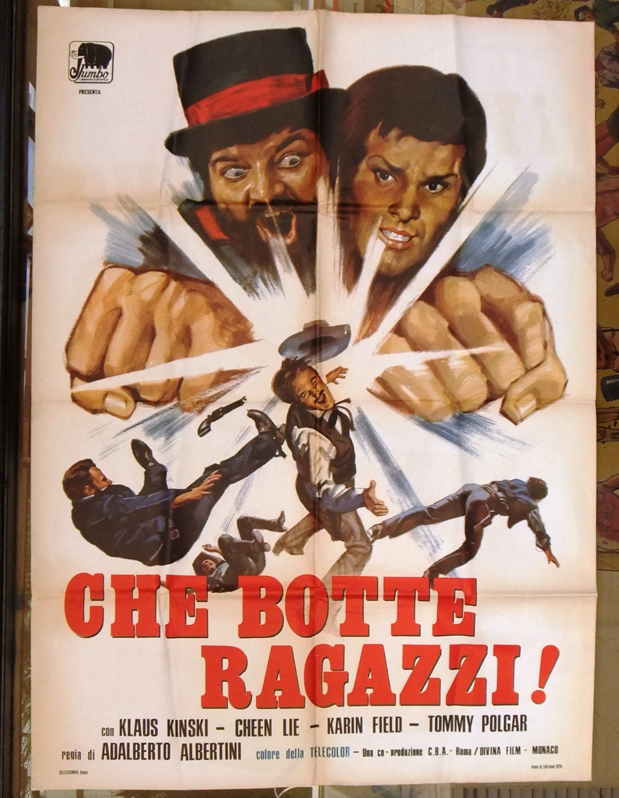 CHE BOTTE RAGAZZI KLAUS KINSKY Italian movie Poster (2F) 70s | eBay