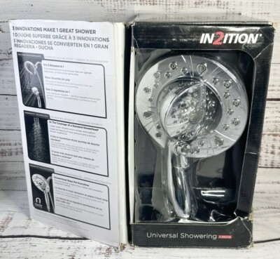 DELTA In2ition 5-Spray 6.6” Dual Wall Mount Fixed Handheld H2O ...