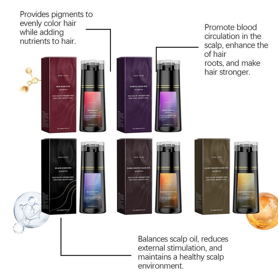 Hoegoa Hair Dye Shampoo, Hoegoa Hair Care, Hair Care Shampoo 200ml 2025 ...