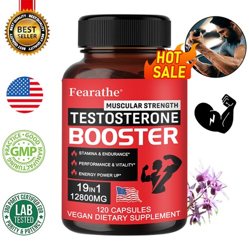 Extra Strength Men's Testosteron Booster, Energy & Endurance 120 ...