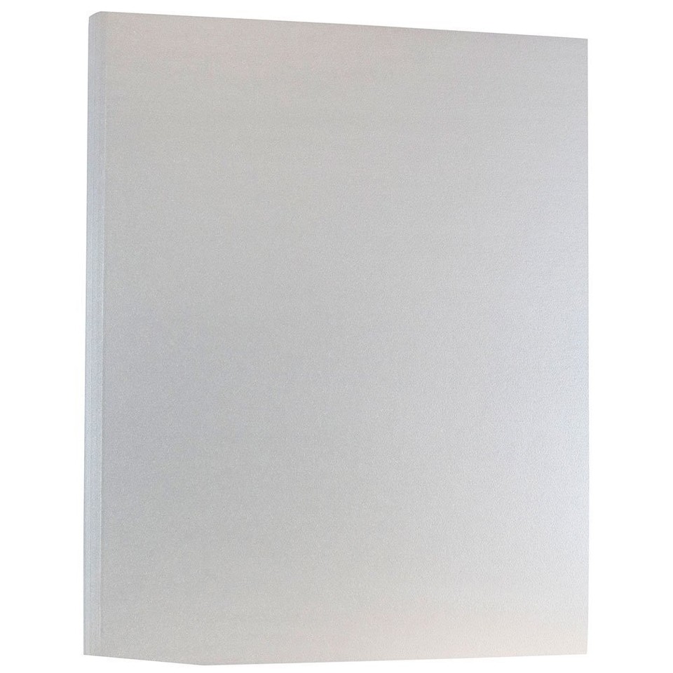 Metallic 32lb Paper - 120 GSM - 8.5 x 11 - Silver Stardream Metallic ...