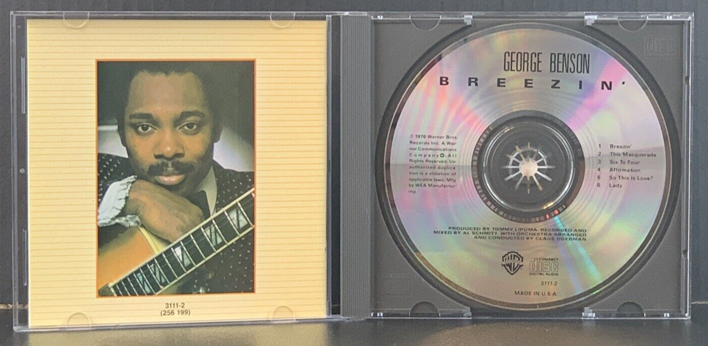 George Benson - Breezin' (CD, 1990) 3111-2 (256 199) 75992733427 | eBay