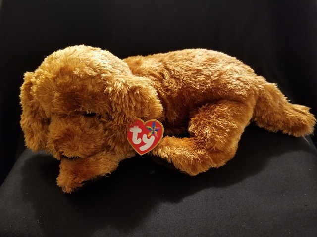 Ty Beanie Buddies Brown Dog Named Fitz From 2004 12" for sale online | eBay