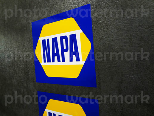 2pc NAPA sticker decal graphic autocollant Pick Size toolbox, drag ...
