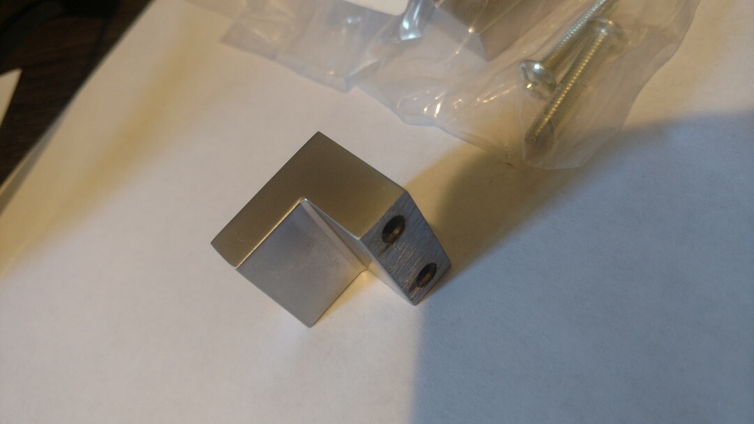 Liberty Plaza Provincial Aluminum Square Finger Pull 1" Knob 16MM ...