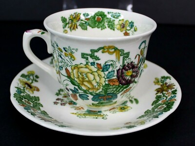 Vintage Mason's Strathmore Teacup and Saucer C4897 Ironstone China ...
