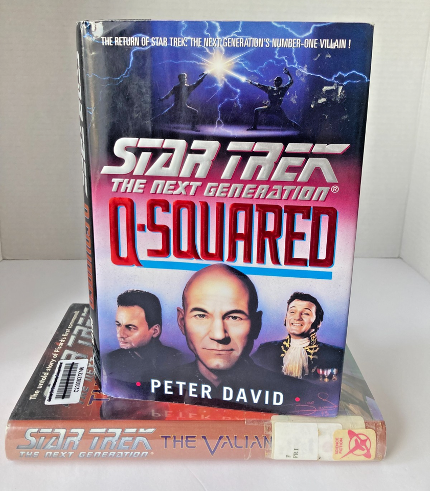 Star Trek- The Next Generation 2 Books: The Valient & Q- Squared VERY ...