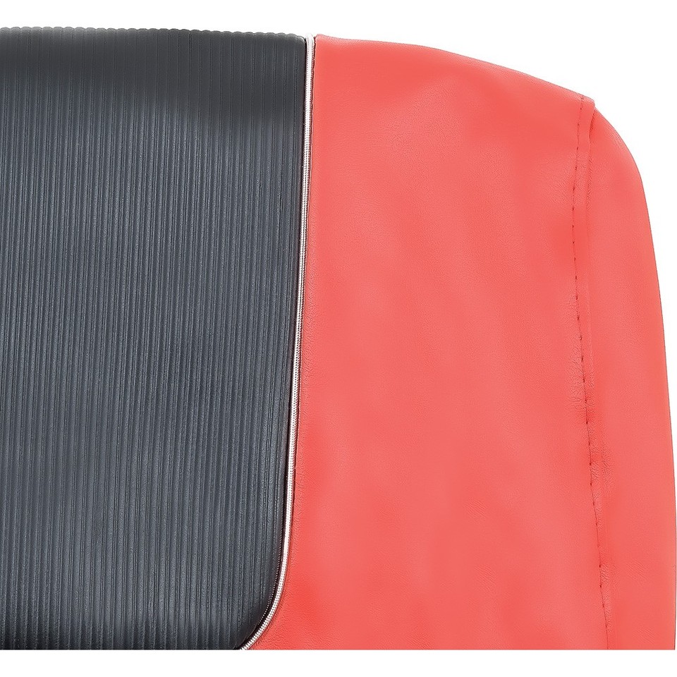 1957 Bel Air 2 Door Sedan Red Vinyl/Black & Red Cloth Upholstery Set | eBay