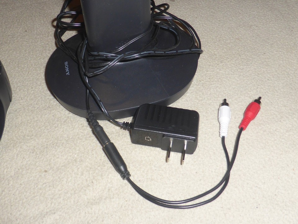 SONY RF400 WIRELESS HEADPHONES W RF STEREO TRANSMITTER TMR-RF400 ...