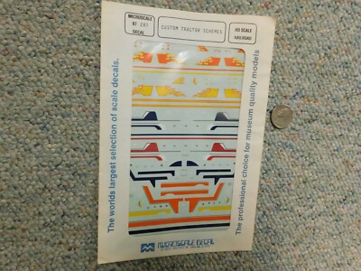 Microscale decals HO 87-281 Custom Tractor Schemes H91 | eBay