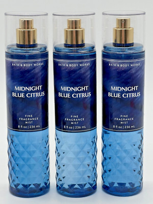 Bath & Body Works MIDNIGHT BLUE CITRUS Fragrance Mist - Set of 3 | eBay