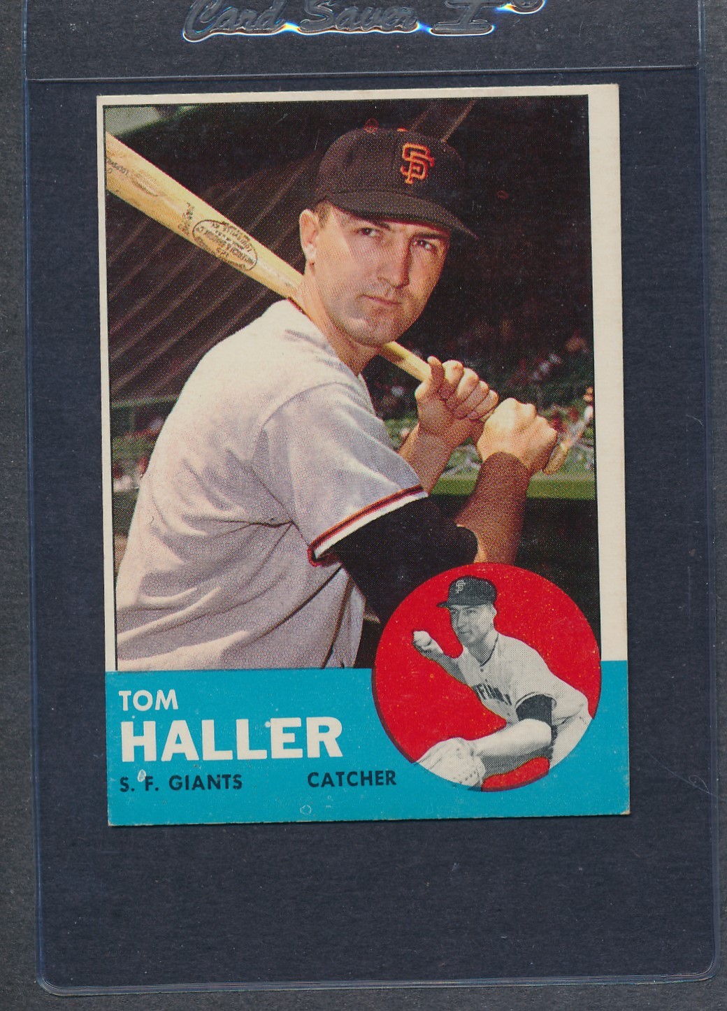 1963 Topps #085 Tom Haller Giants EX *2105 | eBay