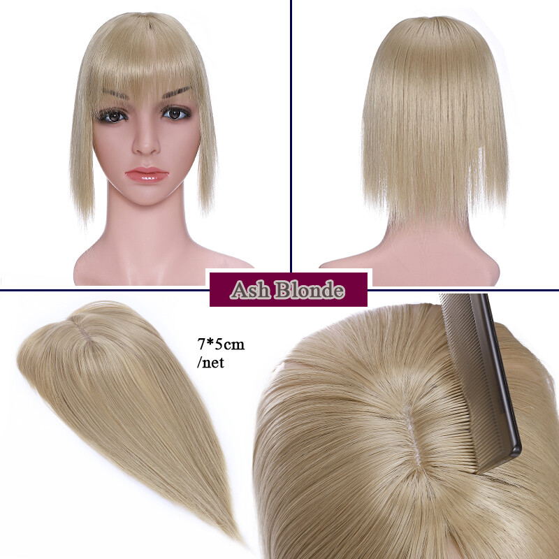 100% Real as Human Hair Topper Toupee Clip in Hairpiece Top Hairpiece ...