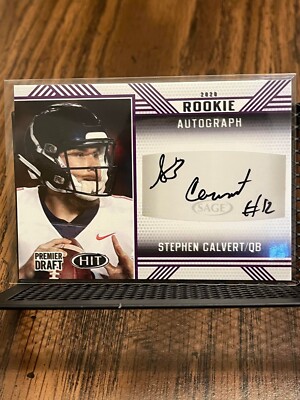 STEPHEN CALVERT 2020 SAGE HIT LIBERTY PREMIER DRAFT ROOKIE AUTOGRAPH ...
