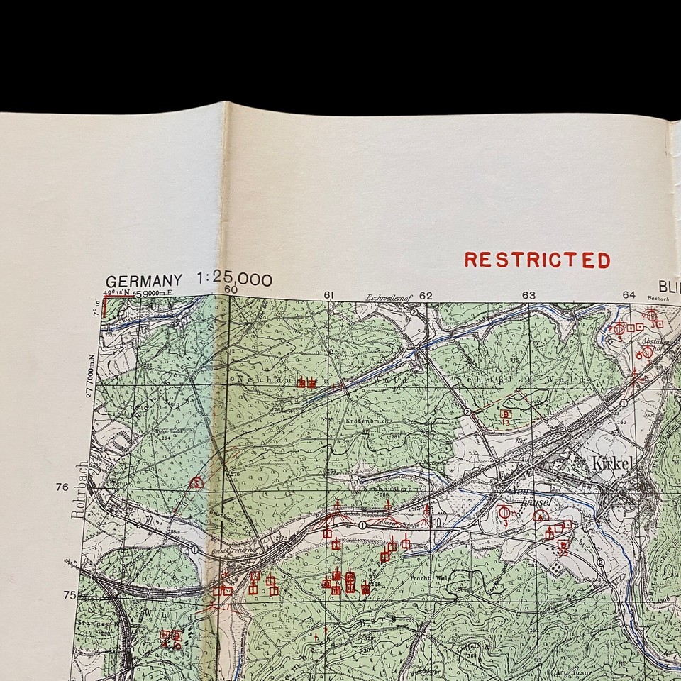 WWII George Patton’s Third Army "RESTRICTED" Siegfried Line Combat ...
