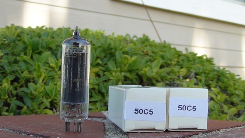 50C5 x2 (pair) AA5 Used Beam Power Output Tubes-Tested 95%+-Free ...