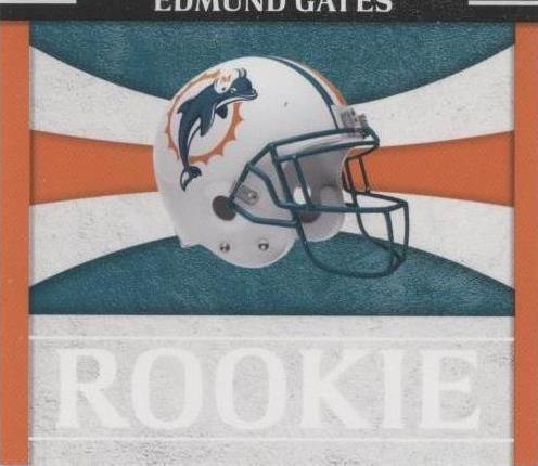 2011 Donruss Elite - Rookies Edmond Gates #30 Nfl Team Logo /999 (RC ...