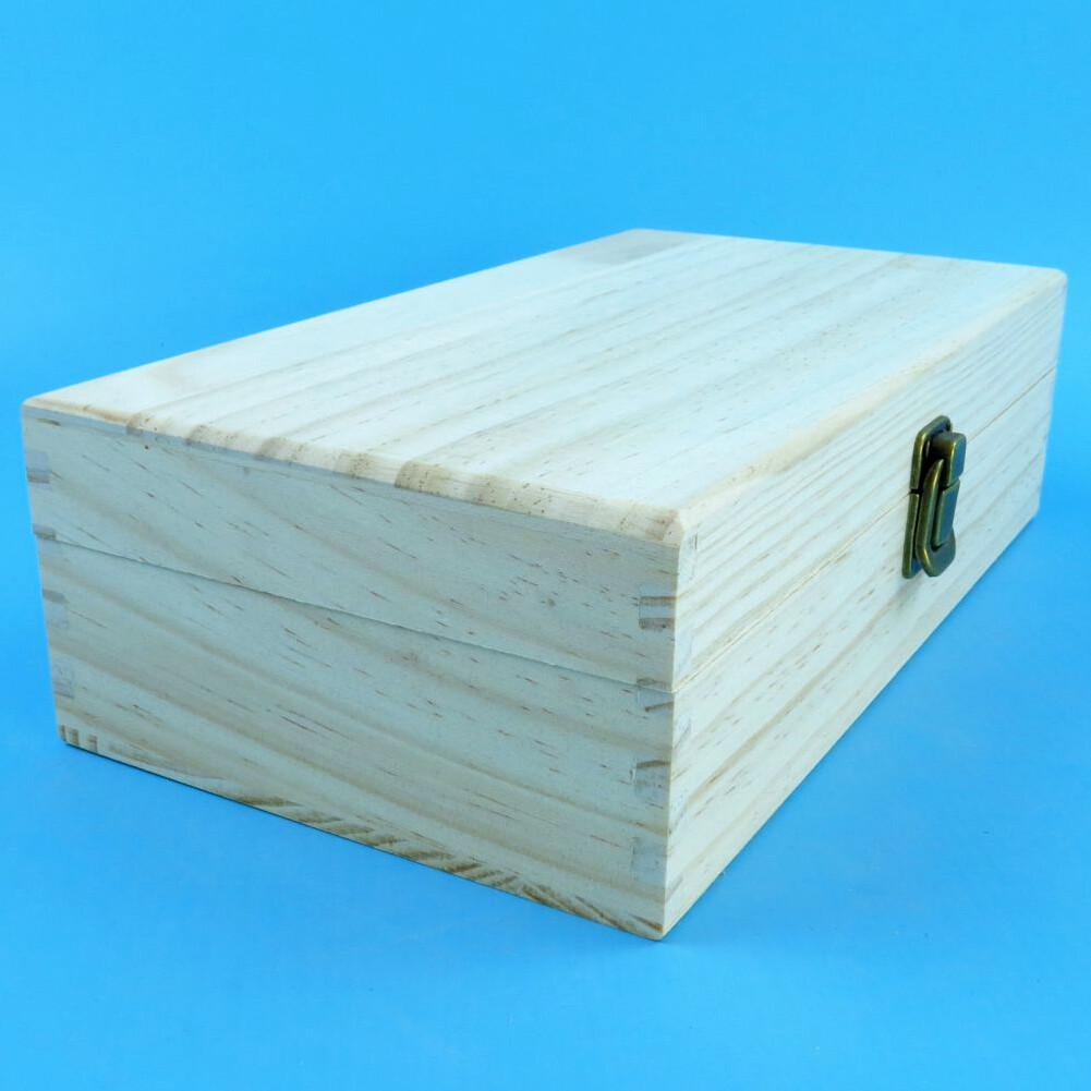 Wooden Essential Oil Box Container Organizer Solid Natural Wood Storage ...