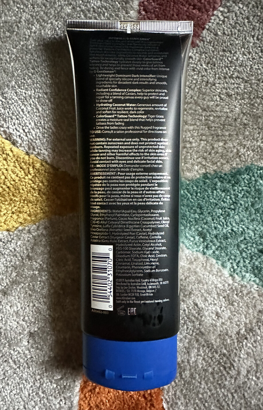 Australian Gold Intense By Gentlemen Lightweight Dark Intensifier ...