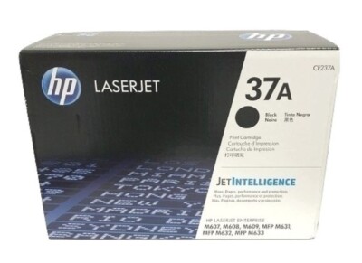 GENUINE HP CF237A / CF237X / CF237Y / CF237YC BLACK PRINT CART M607 ...