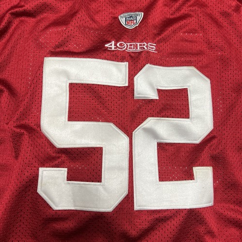 San Francisco 49ers Patrick Willis #52 Authentic Reebok NFL Jersey Size ...
