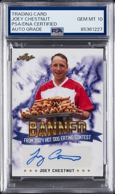 JOEY CHESTNUT SIGNED AUTOGRAPHED TRADING CARD PSA DNA AUTO 10 | eBay