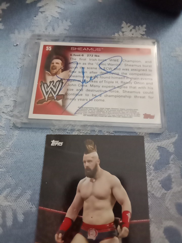 2 Sheamus Cards 1 Autograph | eBay