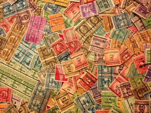 LOT of 1,000+ U.S. Precancel Stamps from Old Collection / Early US ...