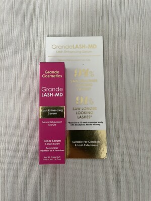 Grande Cosmetics Grande Lash-MD Lash Enhancing Serum 4-Week Supply ...