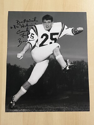 FRANK BEAMER SIGNED 8x10 PHOTO VIRGINIA TECH HOKIES HEAD COACH ...