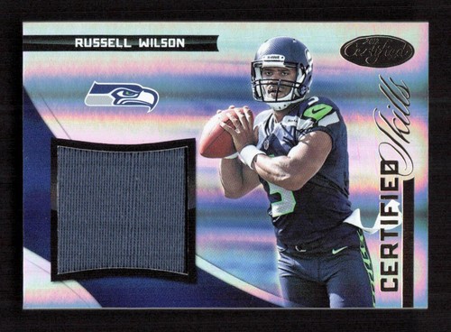2012 Panini Certified #7 Russell Wilson RC Certified Skills RC Patch ...