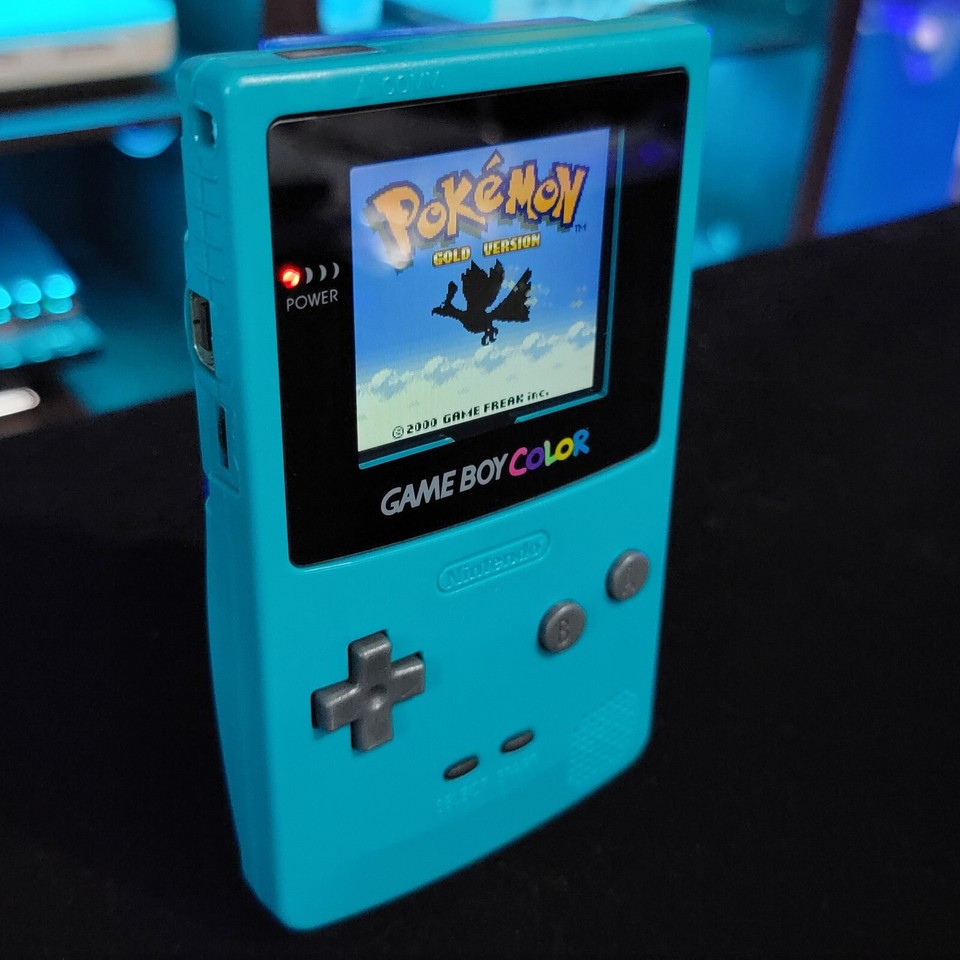 Teal Gameboy Color IPS Console Backlit LCD Screen GBC Game Boy | eBay