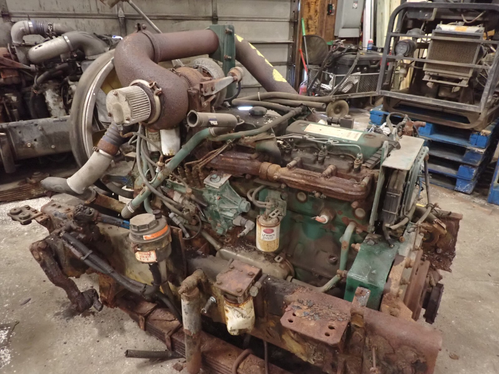 1999 Volvo VE D7C-300 Turbo Diesel Engine RUNS EXC! 300 HP D7 Truck D7C ...