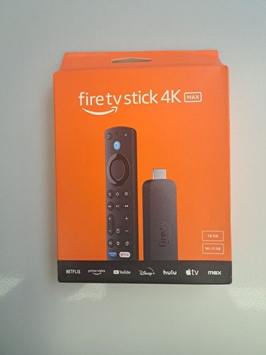 AMAZON FIRE TV Stick 4K MAX, 2.0 GHz, Wi-Fi 6E, 16GB Streaming Device ...