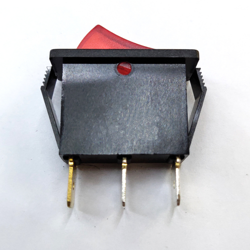 1PC Red Lamp Rocker Switch 3 Pins 2 Positions 15A 125/250V TH2 T85 T120 ...