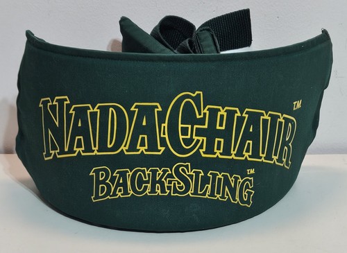 Nada Chair Back Sling Green Lumbar Support Posture Control USA Portable ...