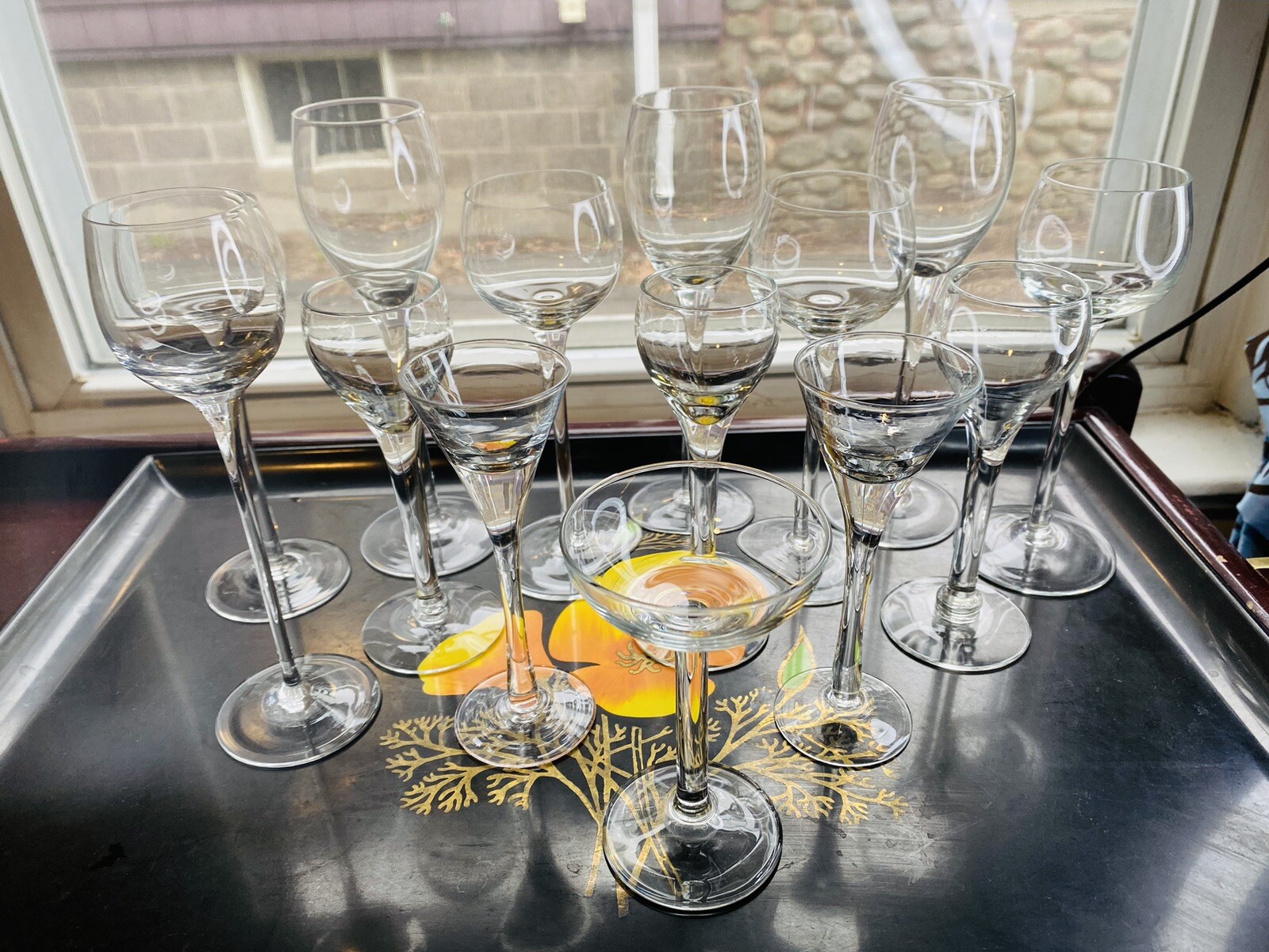 Minimalist German Cordial Aperitif Barware Stylish Slim Tall Clear Mix ...