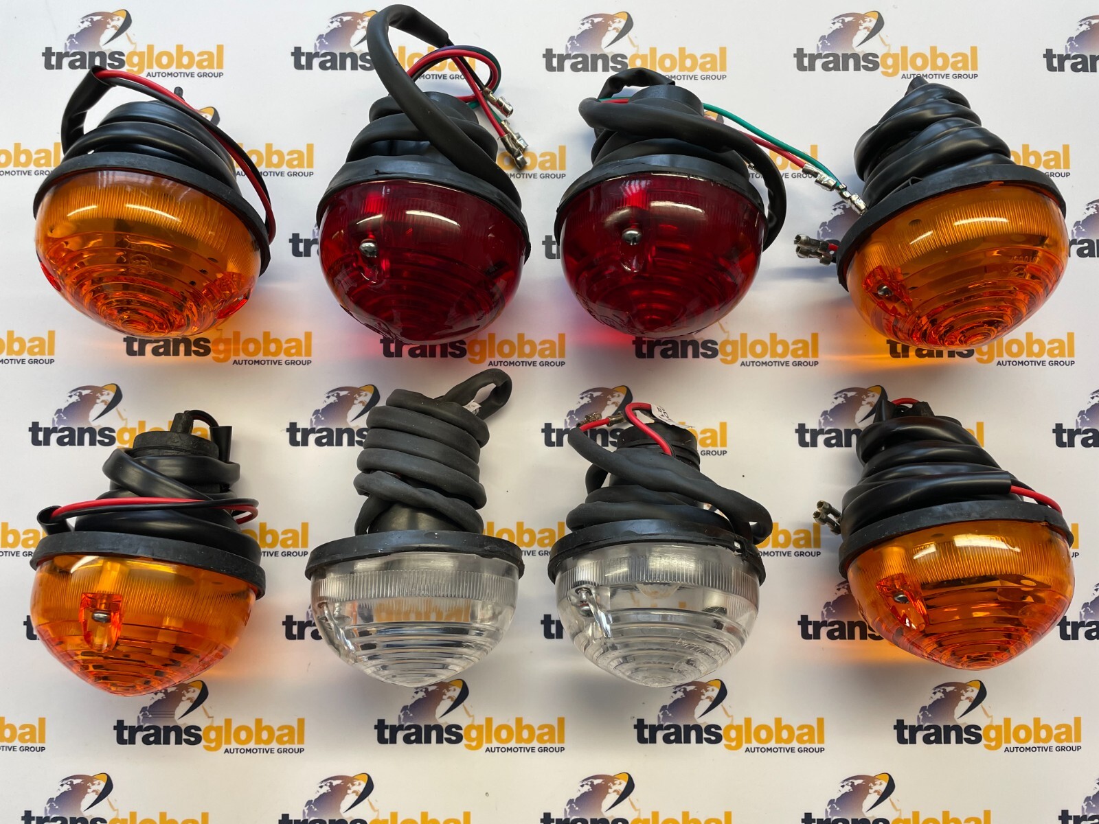 Classic Car / Kit Car Light Lamp Set Indicators x2 Brake/Stop x2 Side ...