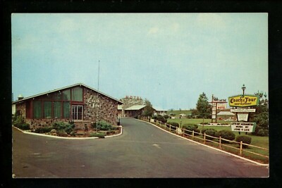 Hightstown, New Jersey NJ Vintage postcard Town House Motel restaurant ...