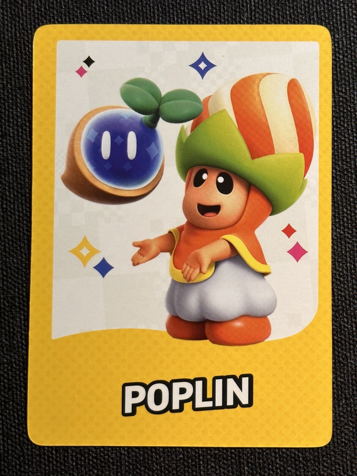 Super Mario Bros Wonder Poplin Trading Card | eBay