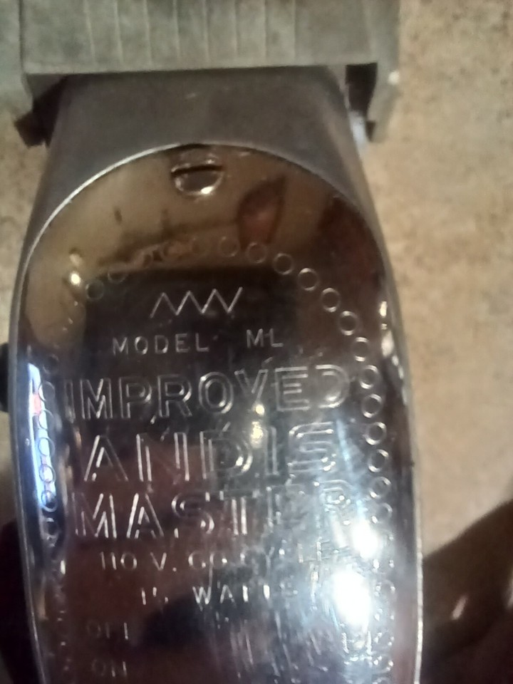 Vintage Improved Andis Master Electric Clipper Model ML | eBay