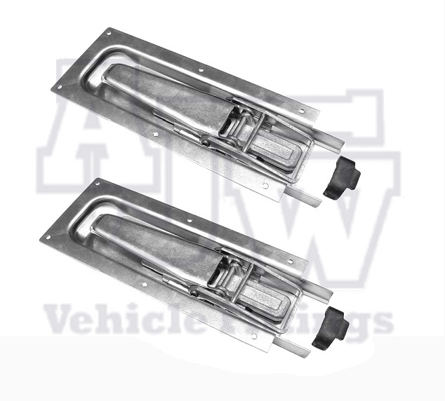 Dropside Pesca Lock Recessed (x2) Steel & Catch Zinc Plated Trailer ...