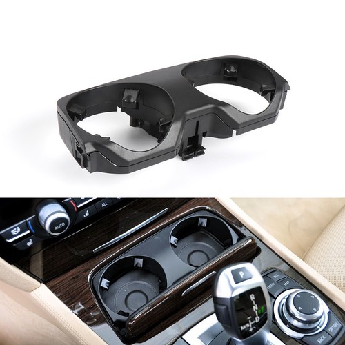 Black Cup Holder Outer Cover For BMW 7 Series 2007-2015 F01 F02 F04 ...