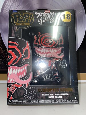 Free🚚 Venom - Venom Corrupted 4" Pop! Enamel Pin (18) | eBay