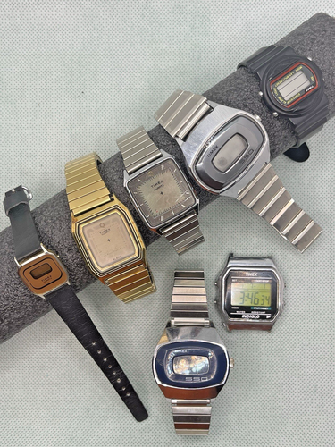 Lot 129 Vintage LCD Timex Watches Some Work, For Parts or Repair | eBay