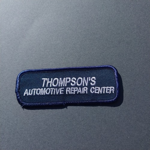 Thompson's Automotive Repair Center 1.5"x3.5" Sew On Patch | eBay