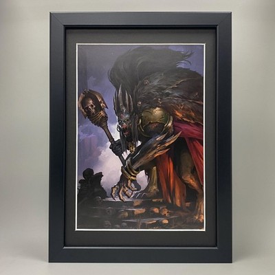 FLESH EATER COURTS FRAMED ART USHORAN THE MAD KING CARRION KING ...