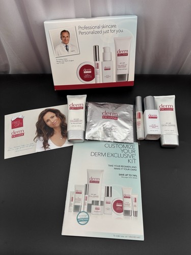 Derm Exclusive Professional Skincare Face Treatment Kit New Open Box ...