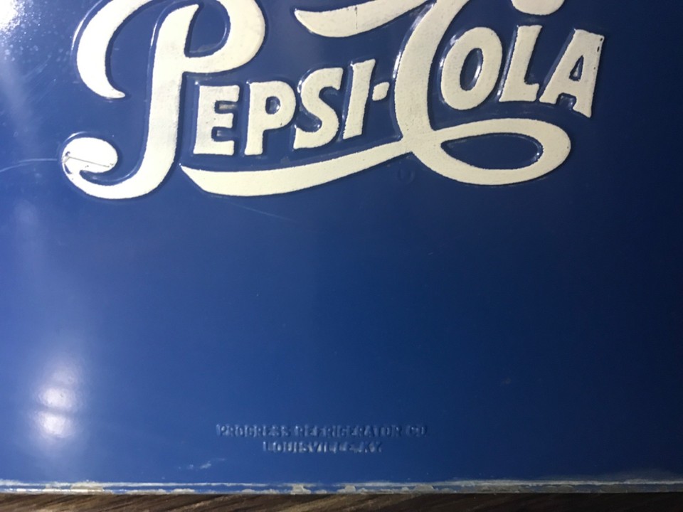 1940s 50s PEPSI COLA Ice Box Chest Cooler w/ insert - advertising soda ...